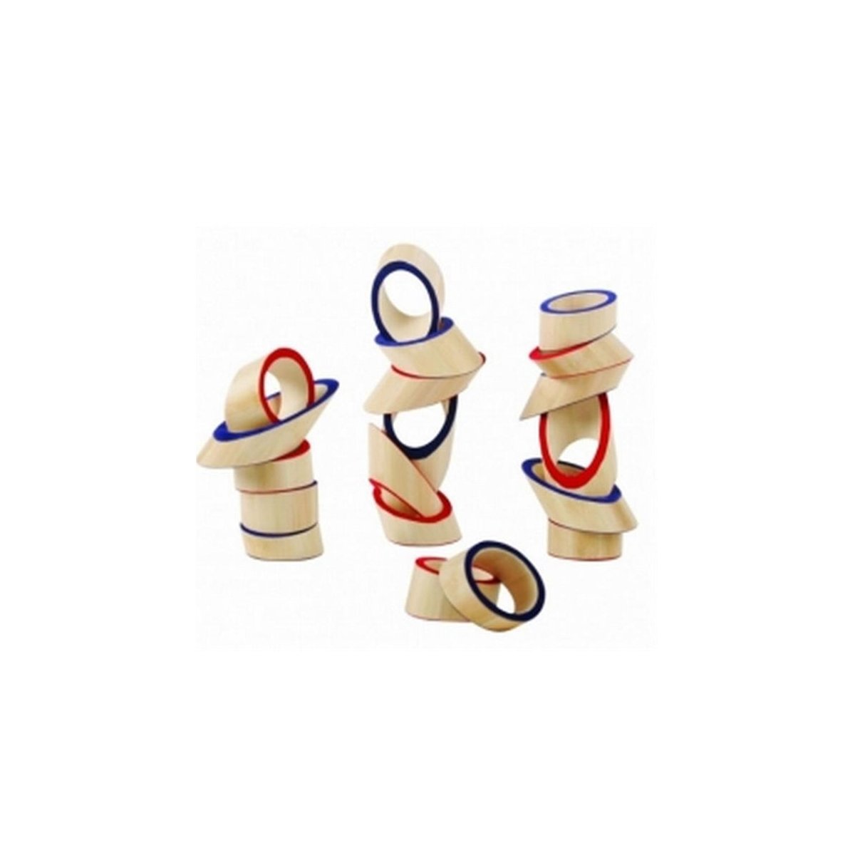 HaPe - Totter Tower - Bamboo Rings - Kreativ Leg - Heaven4kids.dk