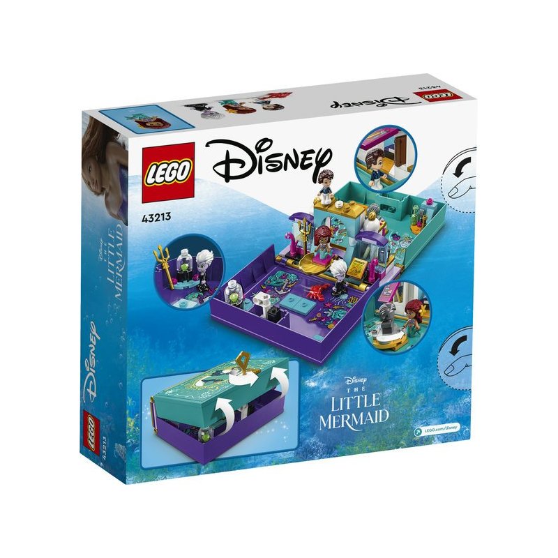 LEGO Disney Princess Den lille havfrue-bog 43213 - Multi Bedste pris ...