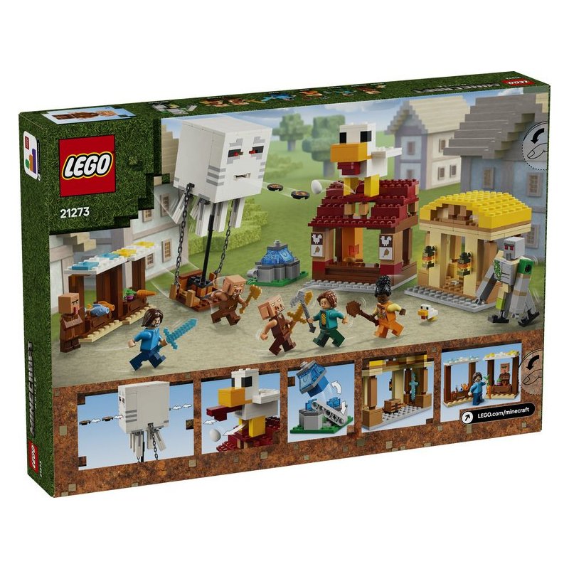 LEGO Minecraft Ghast-ballonens angreb på landsbyen 21273 - Køb online ...